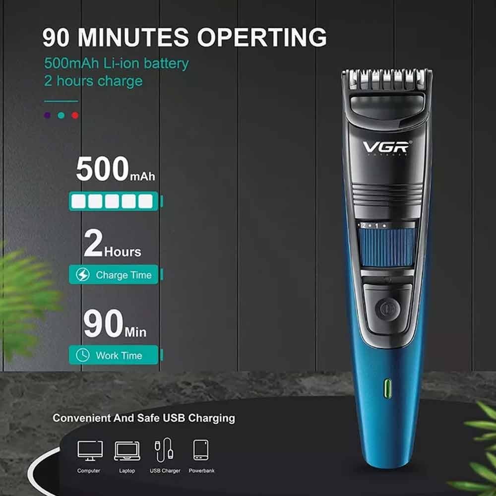 Professional Mens Hair Clippers Shaver Trimmers Machine Cordless Beard ...