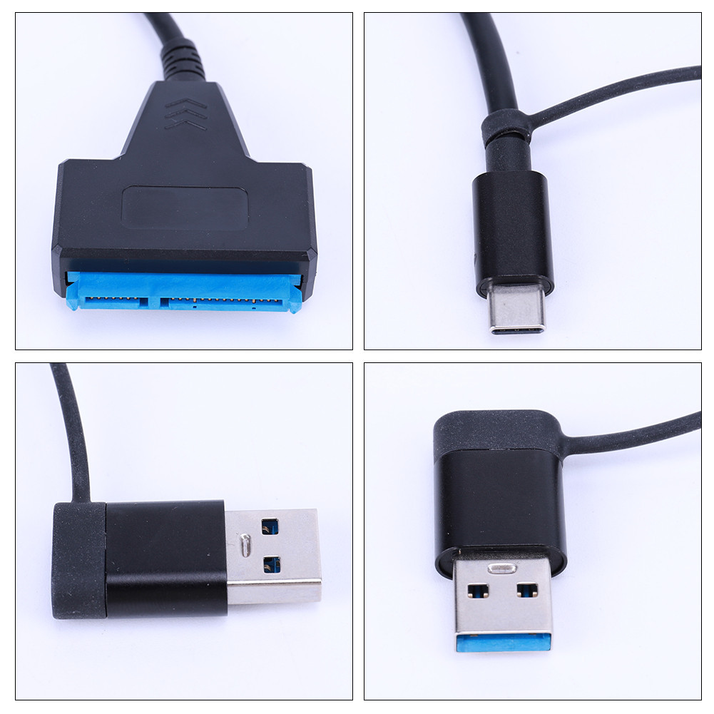 [naicfasnh.co] Cable De Transferencia De Datos SATA A USB 3.0 De Hasta 6 Gbps Para Disco Duro ...