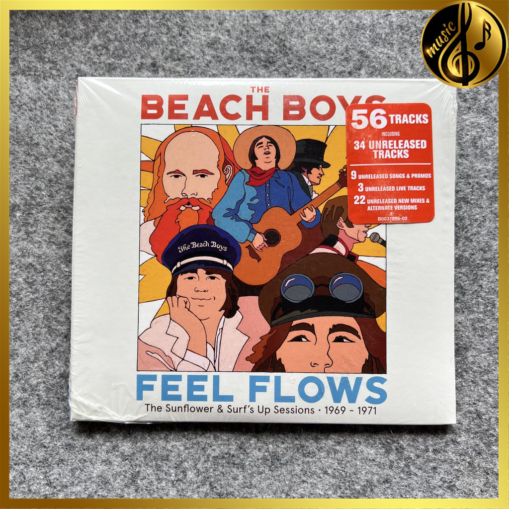 Original The Beach Boys " Feel Flows " Sunflower & Surf's Up Sessions 1969-1971 Álbum De CD ...