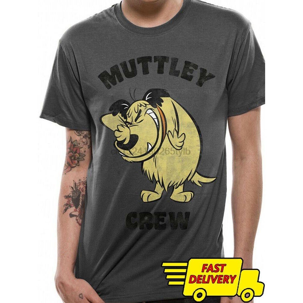 Wacky Races Muttley Crew Dastardly Hanna Barbera Camiseta De Dibujos Animados De Algodón ...
