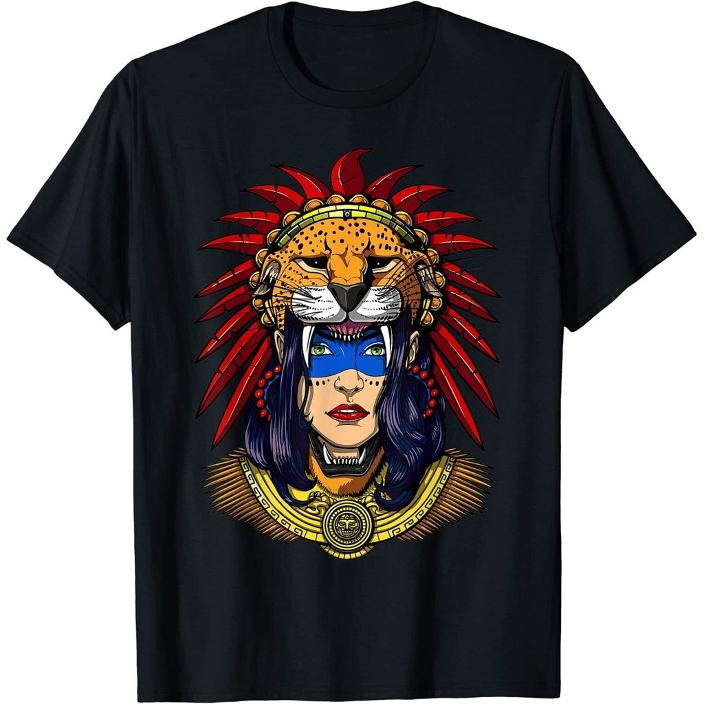 Camiseta De La Mitología Princesa Maya Mexicana Nativa Del Jaguar ...