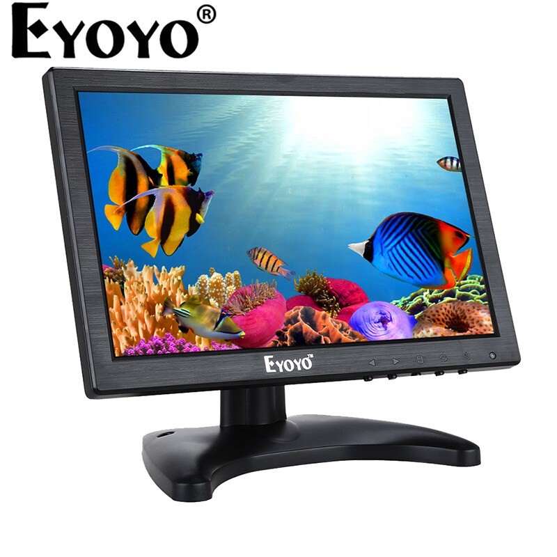Eyoyo 10 Pulgadas IPS LCD Monitor , 1280x800 Portátil PC Con HDMI VGA ...