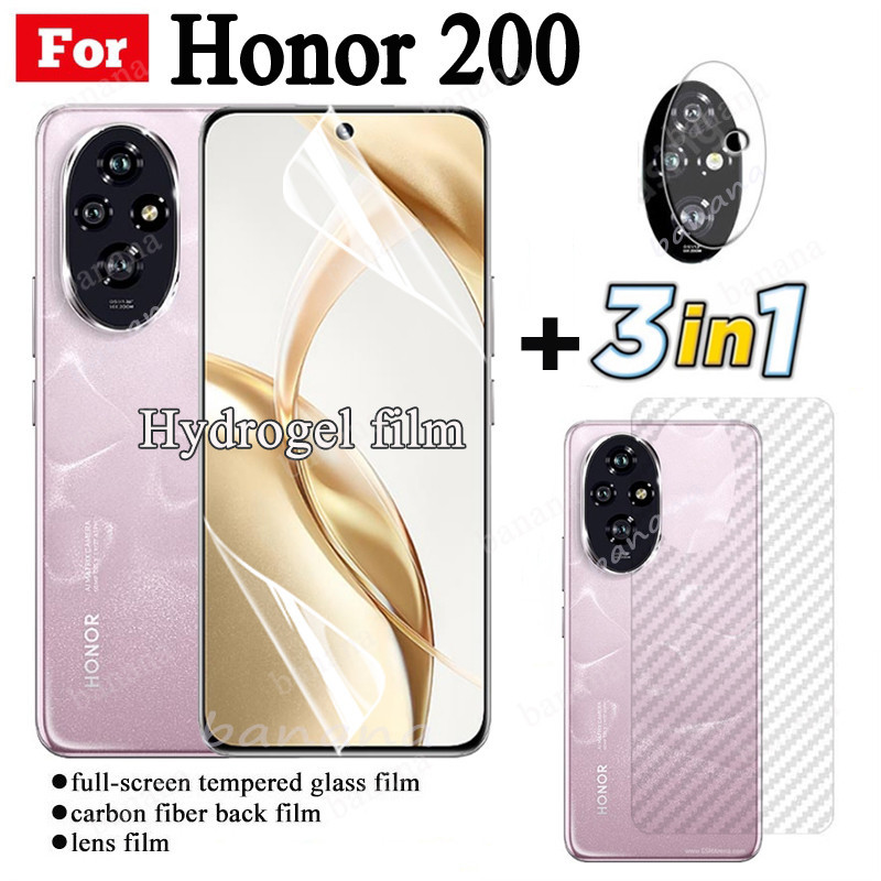 Protector De Pantalla De Película Suave De Hidrogel Transparente Para Honor 200Pro 90 Pro Magic6 ...
