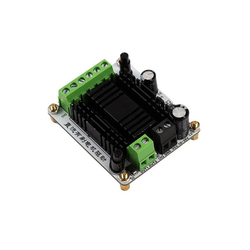 DC Brush Motor Driver Dual Way H-bridge Drive Módulo 10-36V Board 2.5A ...