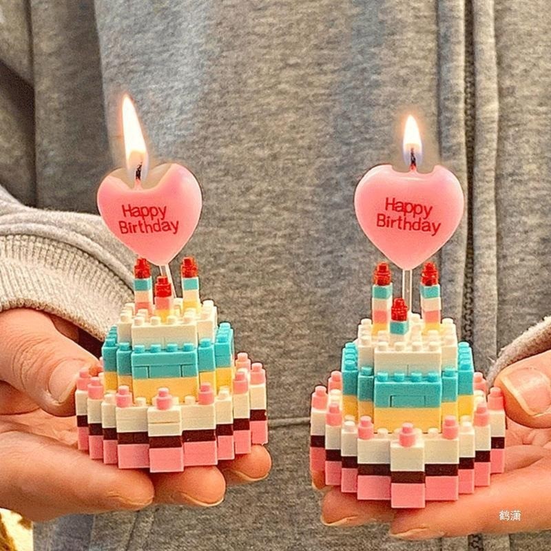 Cake Micro Building Blocks Juguetes Para Niños De Montaje Mini ...