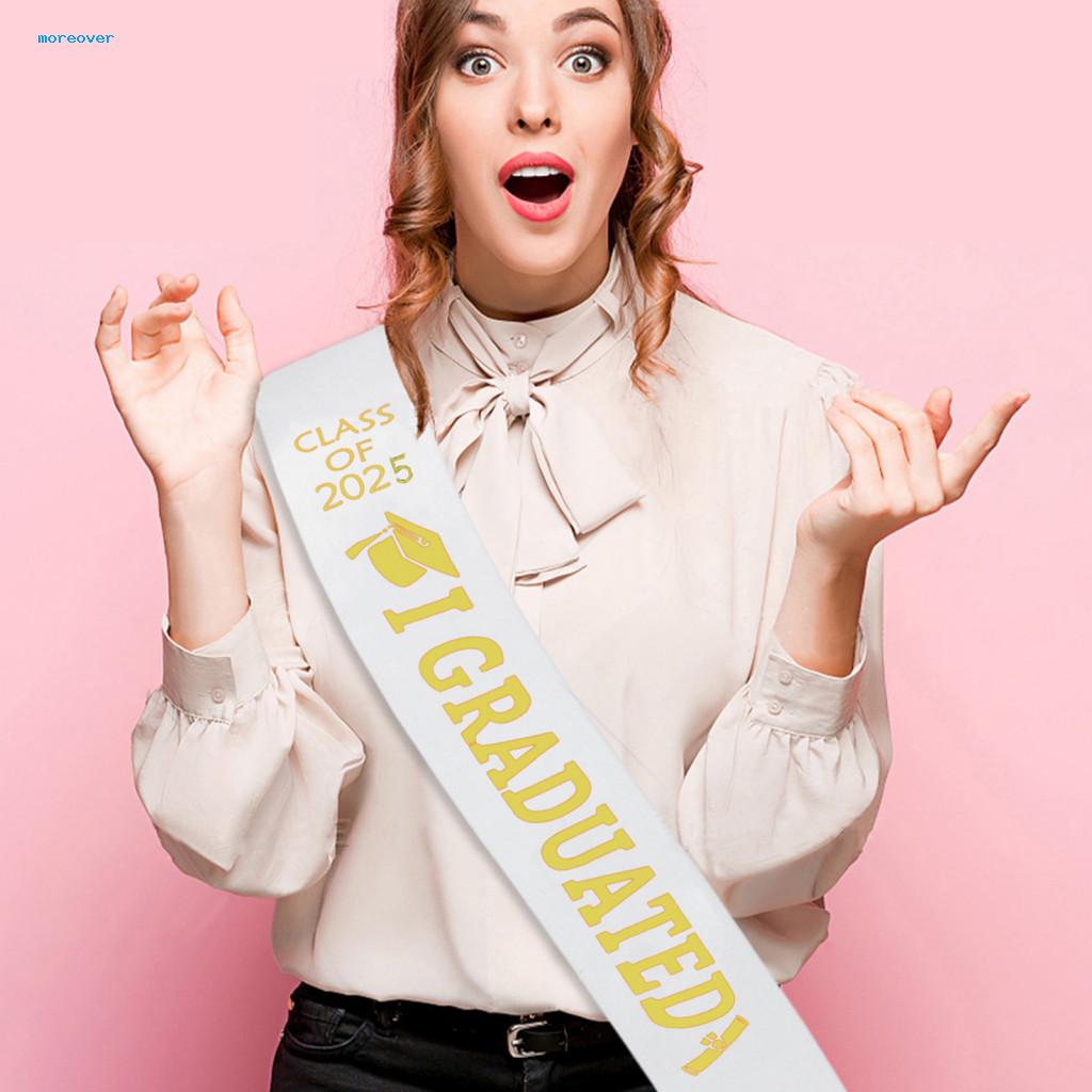 Elegant Graduation Sash Exquisite Craftsmanship Class of 2025 Stole ...