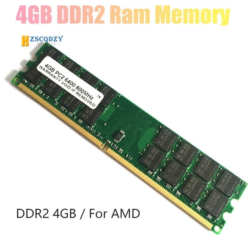 Memoria Ram DDR2 De 4 Gb 800 Mhz 1,8 V PC2 6400 DIMM 240 Pines Para De Placa Base AMD | Shopee ...