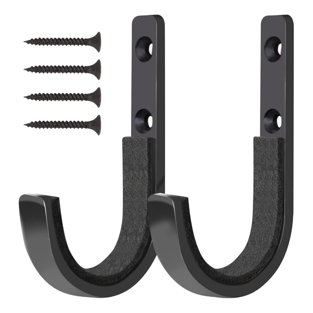 Wall Mount Gun Racks Rifle Shotgun Hanger felt lined Hand made Hooks ...