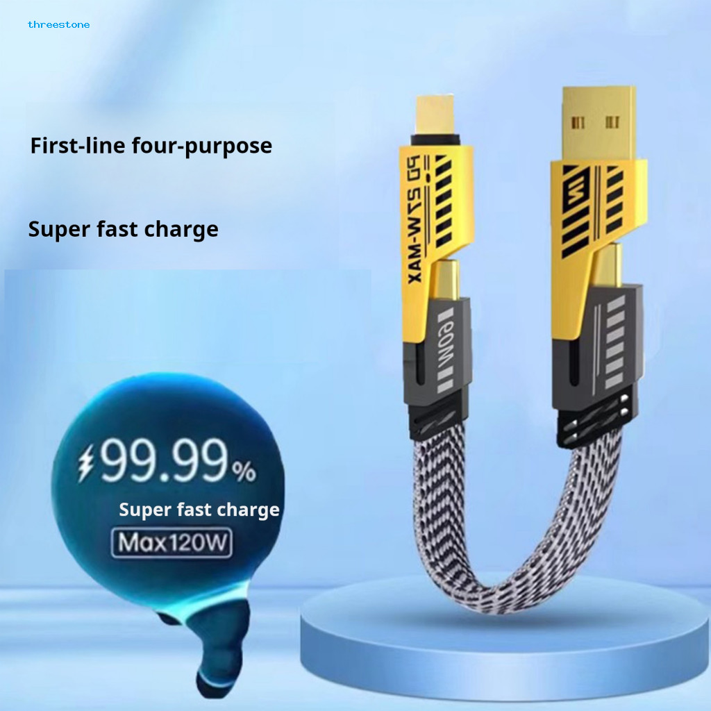 Durable Charging Cable Pd65w 65w Pd Fast 4-in-1 for Cellphone Tablet 25 ...