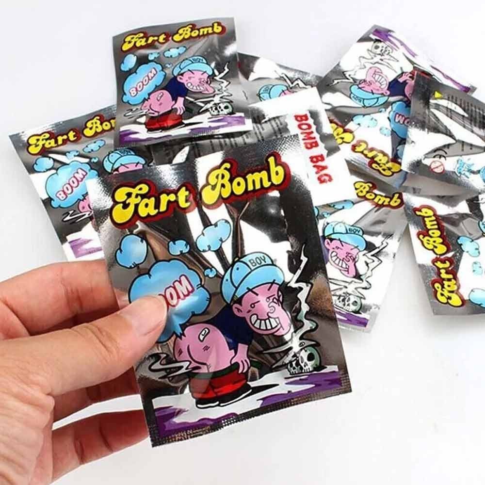 100/10x Stink Bombs Joke Shop Fart Liquid Smell Funny Prank Rotten Eggs ...