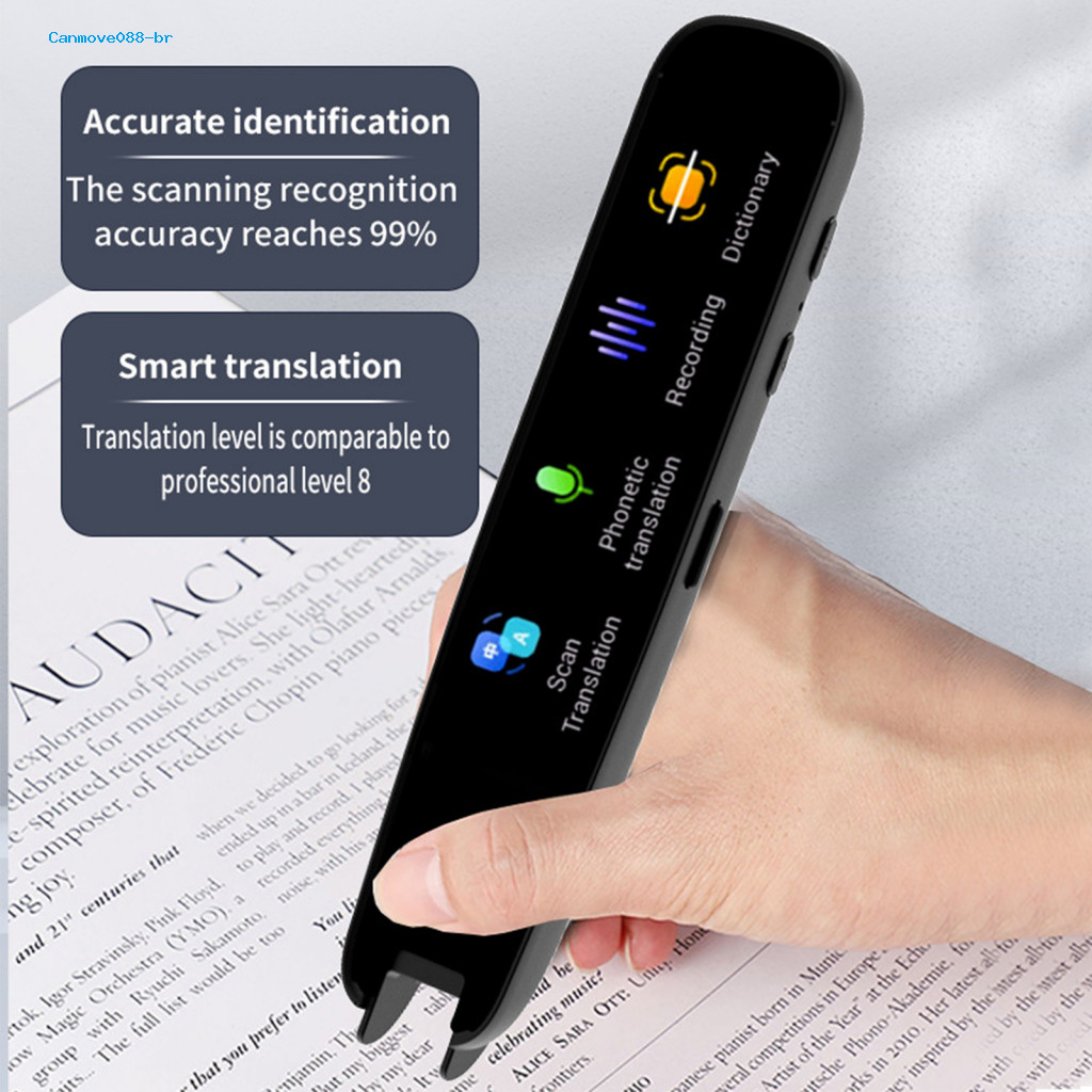 Pen Translator Language Interpreter with Dual Microphone for Quick ...