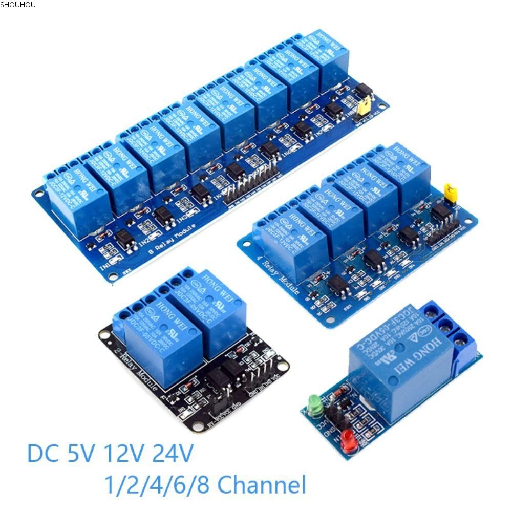 SHOUHOU Disparador De Alto Y Bajo Nivel , Placa De Módulo De Relé DC 5V 12V , Alta Calidad Con ...