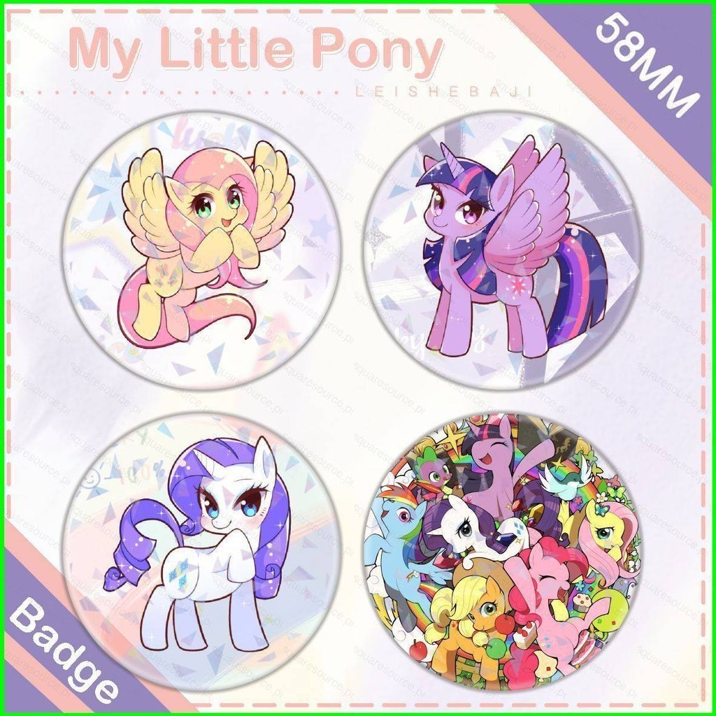 Insignia Láser De My Little Pony Regalo Para Niñas Colecciones De Anime ...