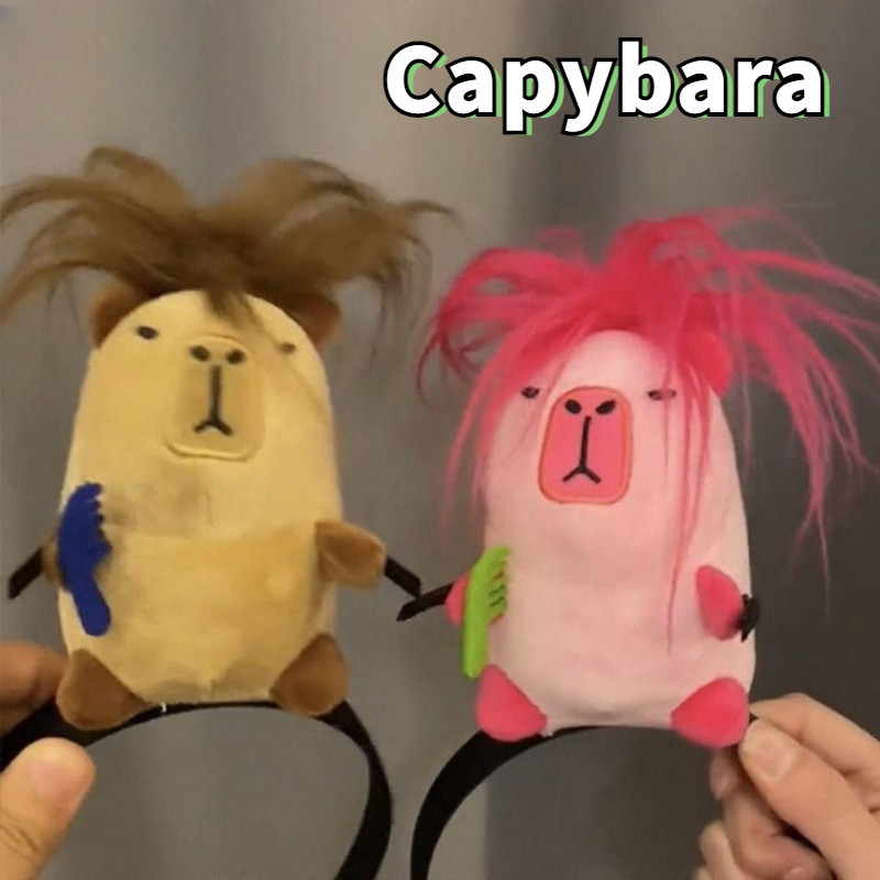 Tocado Capybara Banda De Pelo De Dibujos Animados Lavado De Cara ...