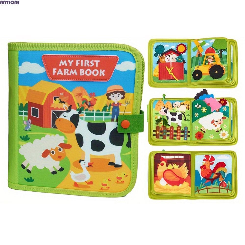 ANTIONE Farm Busy Board , Libro De Actividades Estereoscópicas De ...