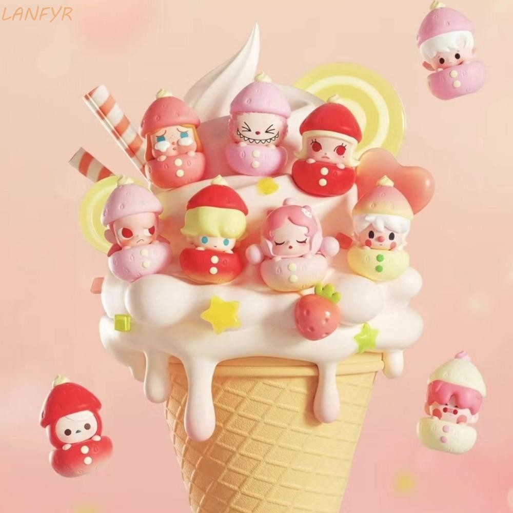 LANFYR Popmart Bean Strawberry Series , Labubu Crybaby Mini Anime ...