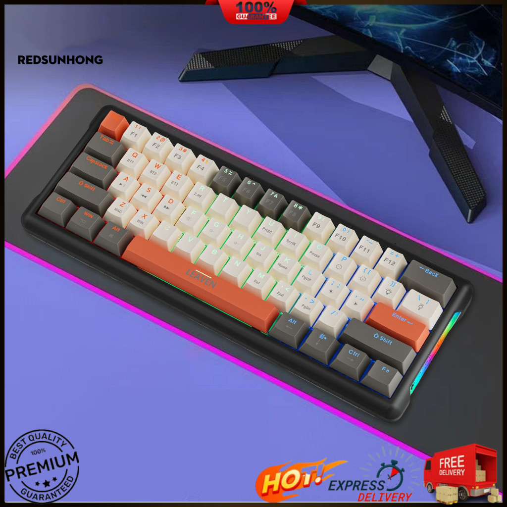 Desktop Mechanical Keyboard Wired Compact Rgb with Blue Switches for ...