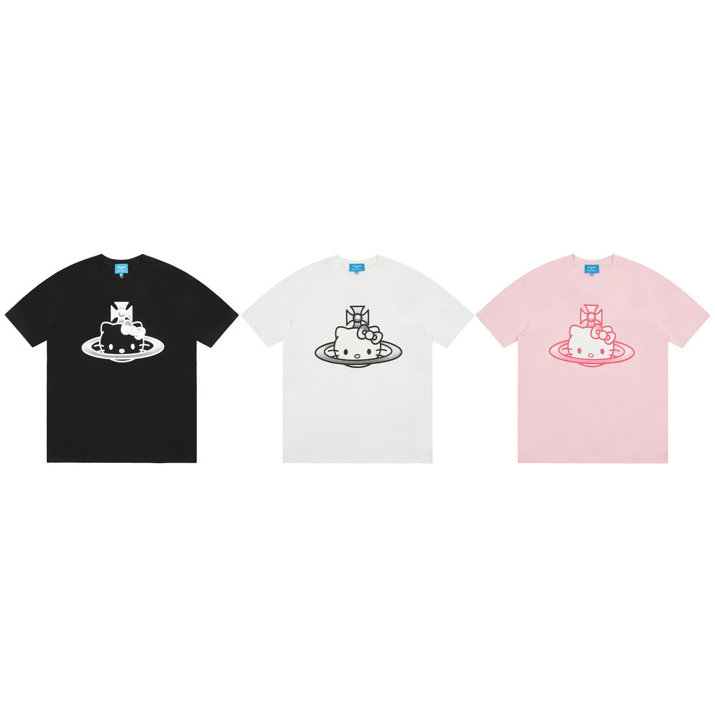 Vivienne Westwood Spoof Hello Kitty Saturno Manga Corta Dibujos ...