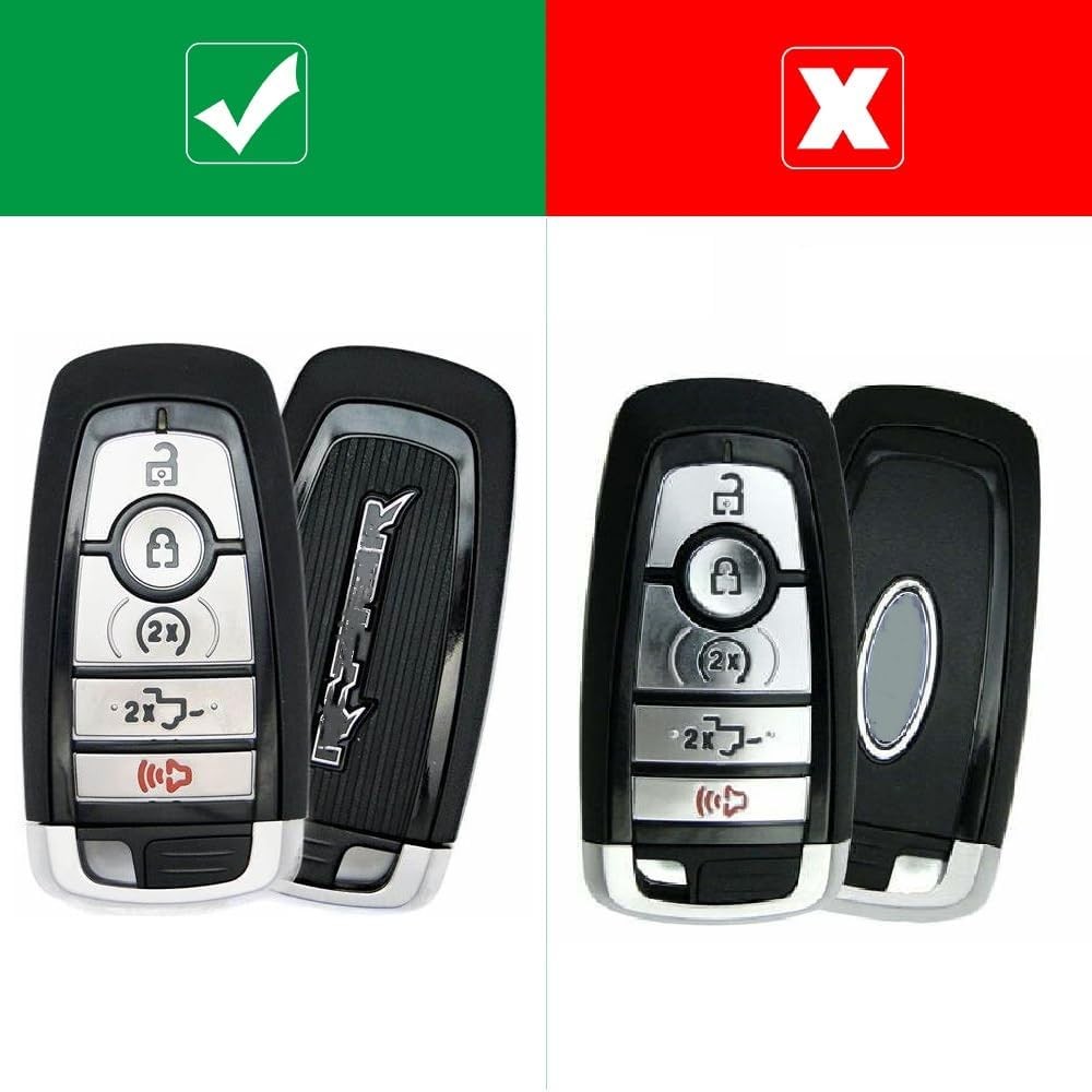 Carbon Fiber Key Fob Cover for Ford F-150 F150 Bronco Raptor R Off-Road ...