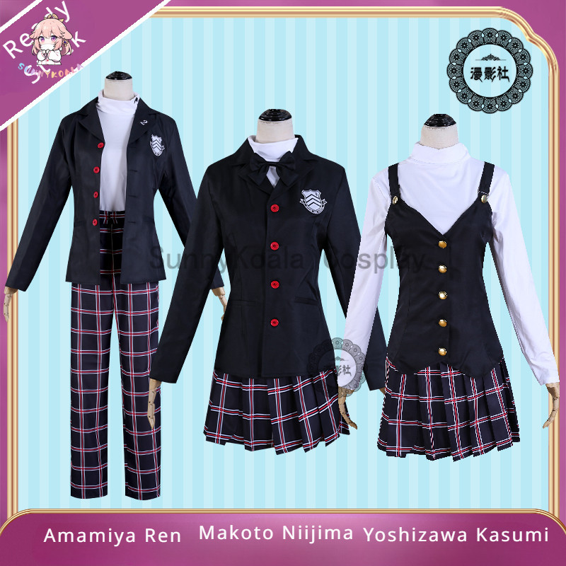 Persona 5 Real P5R Amamiya Ren Ropa De Cosplay Uniforme De Estudiante ...