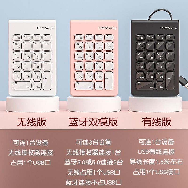 Coolxspeed-Mk06 Teclado Digital Con Cable Teclado Inalámbrico Bluetooth ...