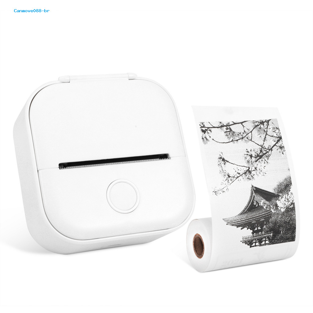 Mini Mobile Printer Portable Pocket Fast Wireless for Stickers Labels ...