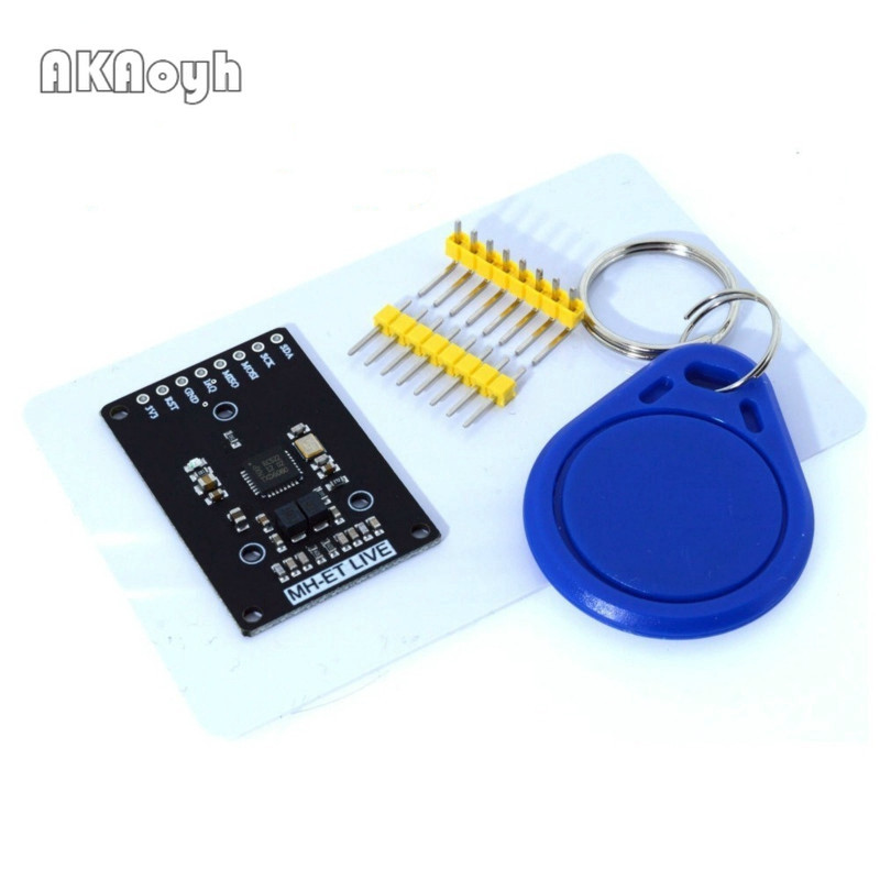 Módulo RFID RC522 mini Kits S50 13,56 Mhz 6cm Con Etiquetas SPI ...