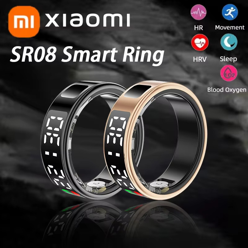 Xiaomi SR08 Smart Ring 5ATM Impermeable Bluetooth 5.1 Frecuencia Cardíaca Monitoreo De Oxígeno ...