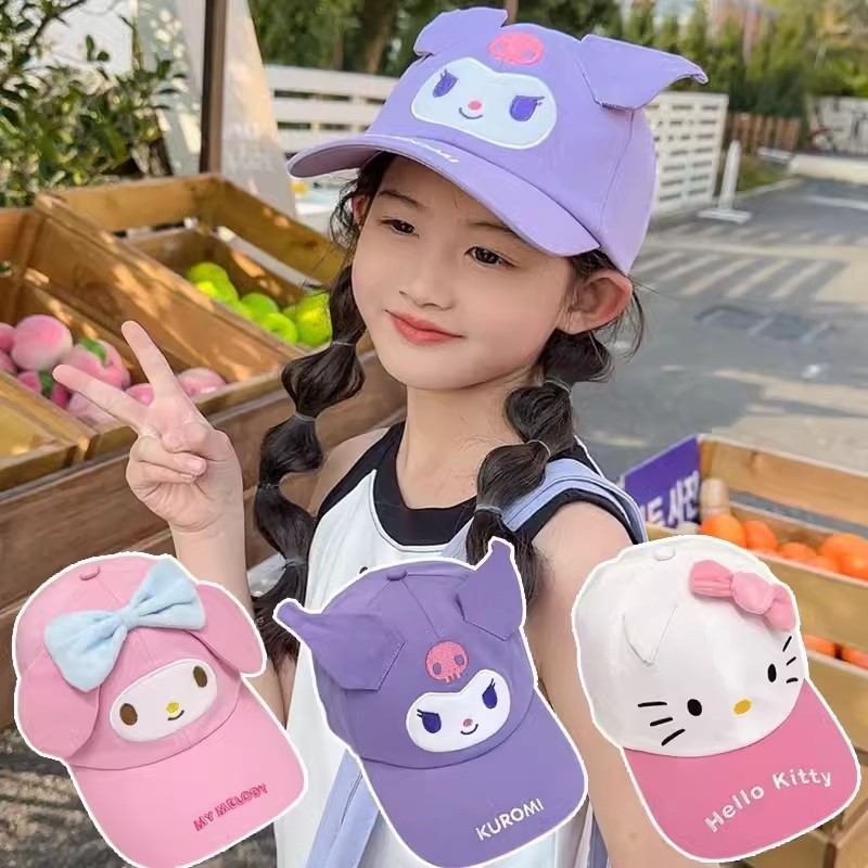 Gorra Sanrio Hello Kitty Kuromi De Béisbol De Dibujos Animados Cinnamoroll Para Niños Y Niñas ...