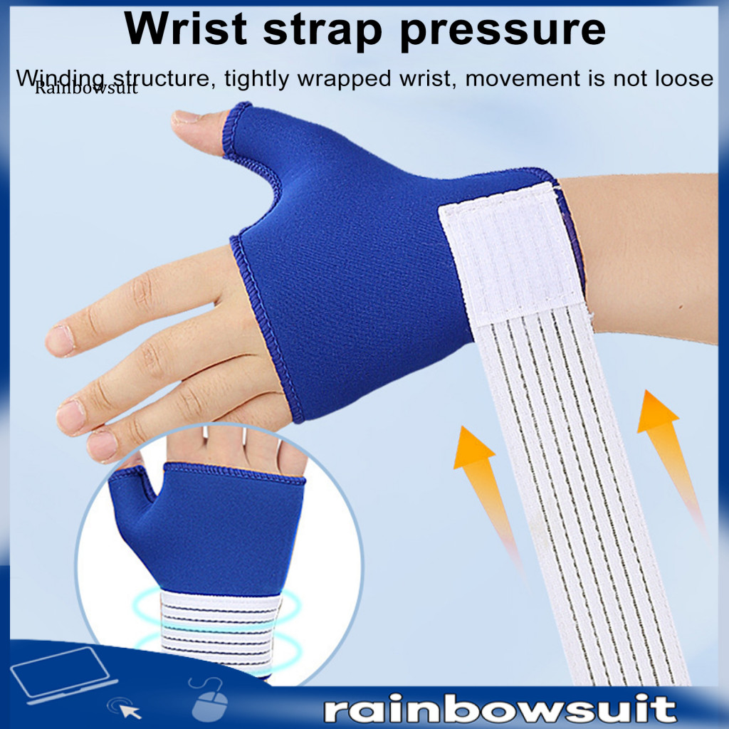 Elastic Wrist Support Brace Palm for Pain Relief Adjustable Neoprene ...
