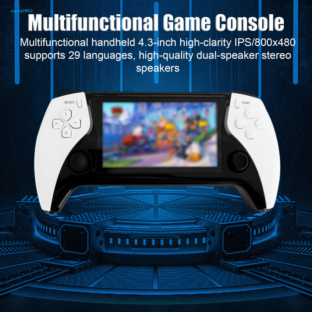 Handheld Gaming Device 4.3-inch Ips Game Console Portable Retro with Hd ...
