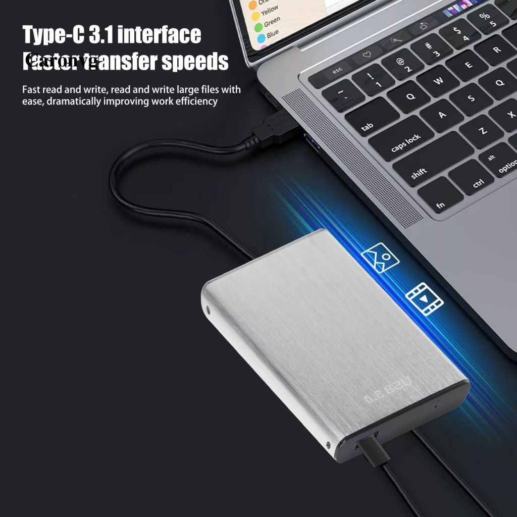 Secure File Storage Device Durable External Hard Drive Ultra Slim 6/8 ...