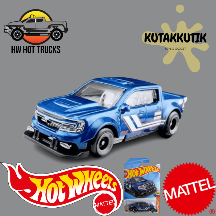 Hot Wheels Coche Camioneta 22 Ford Maverick Personalizado Motul Azul Lote L 2024 HW Trucks ...