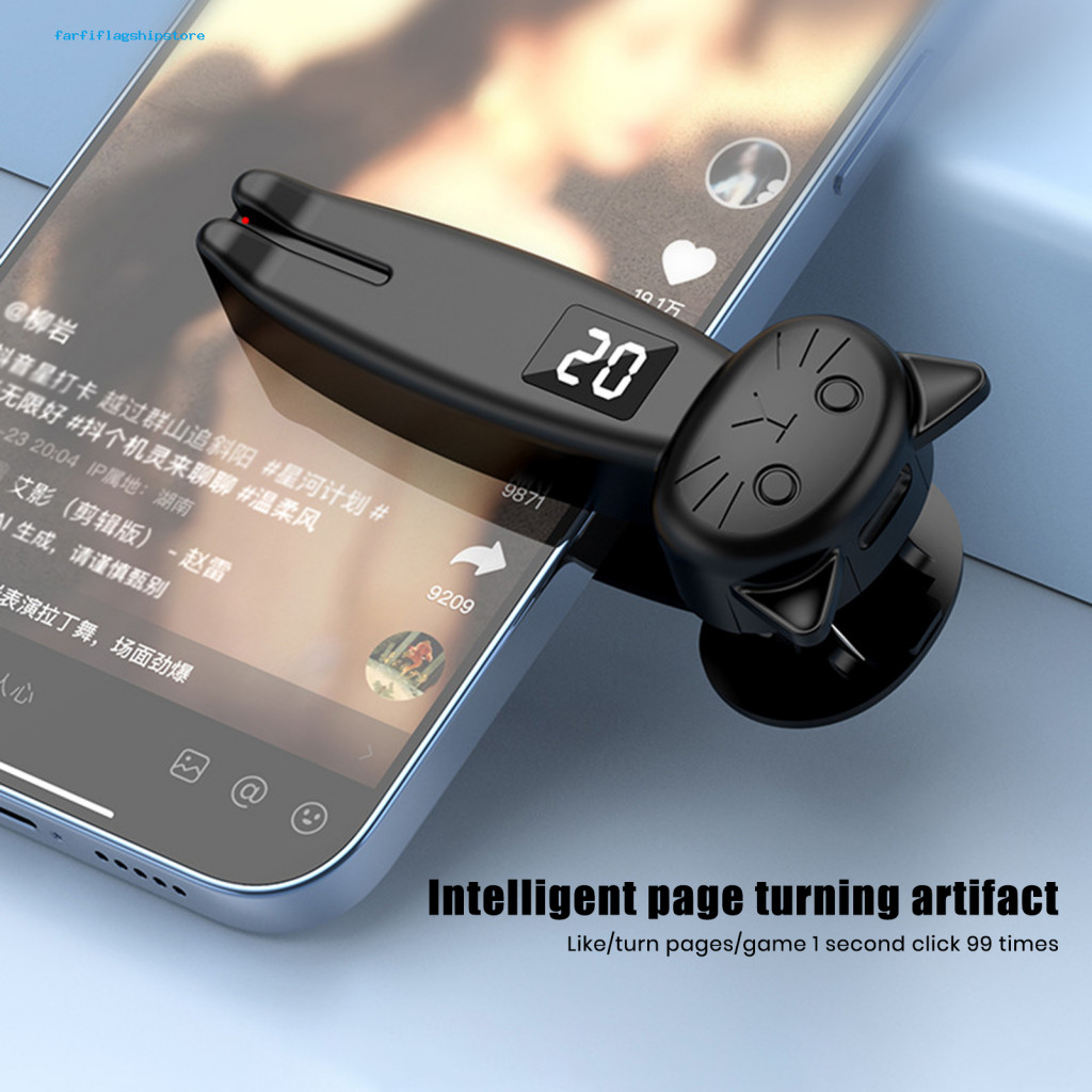 Smart Screen Silent Clicker Bluetooth E-reader Remote Page Turner ...
