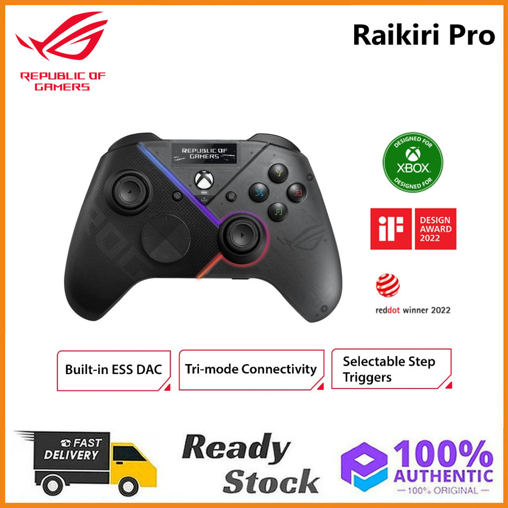 Tri Asus ROG Raikiri Pro Pantalla OLED Incorporada , Conectividad ...