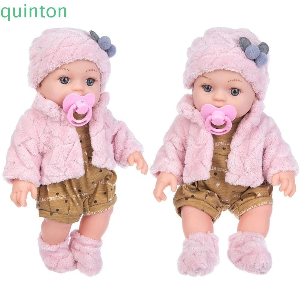 QUINTON Reborn Baby Doll Para Niñas Cumpleaños Niño Vestirse Realista ...