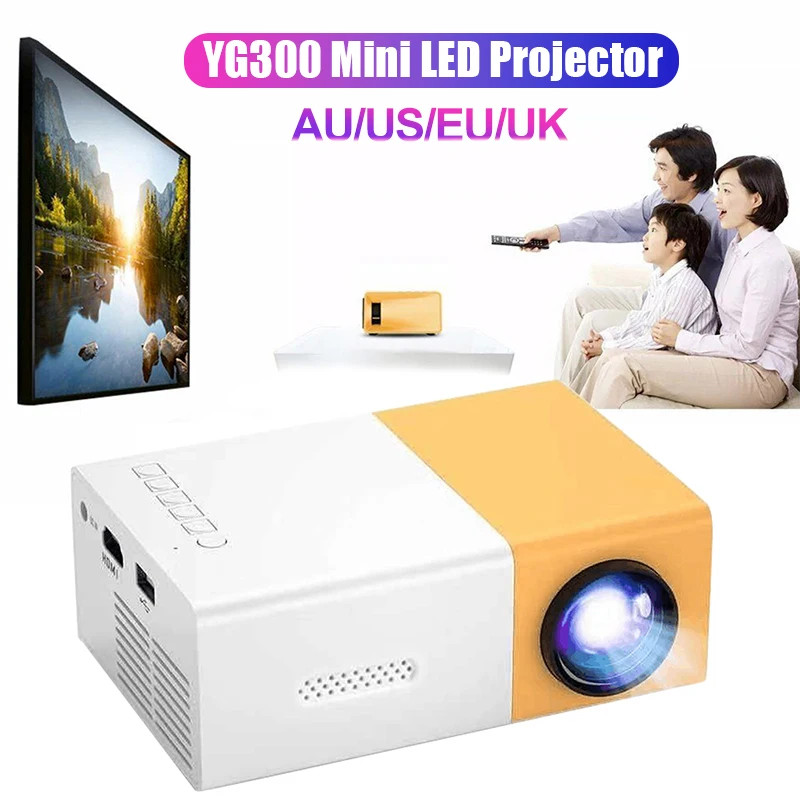 Yg300 Mini Proyector LED Yg300 Versión Actualizada 1080P HDMI ...