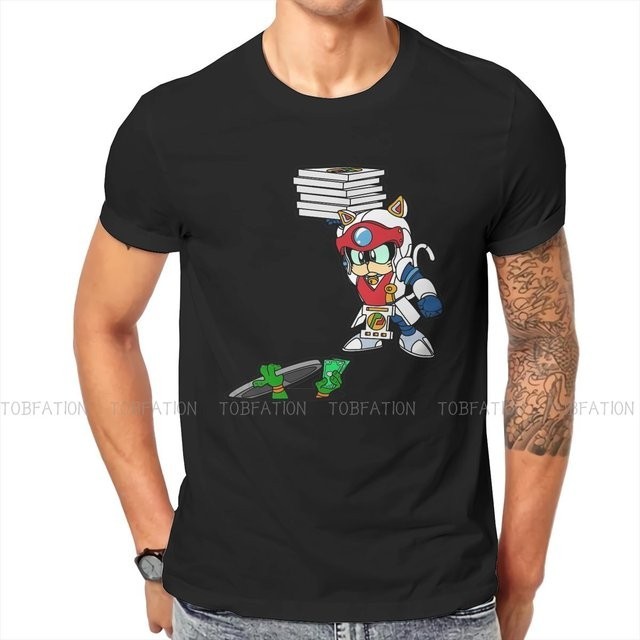 Samurai Coreano Ninja Pizza Gatos 30S Cuello Redondo Gildan Ropa ...