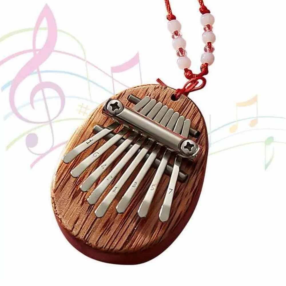 8 Keys Mini Kalimba Thumb Piano Acoustic Finger Piano Music Instrument ...