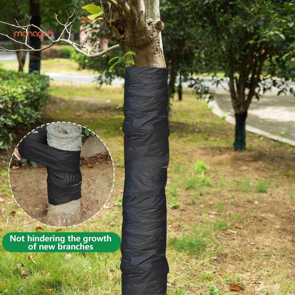 Tree Protector Tape for Young Trees Trunk Against Harsh Weather Black ...