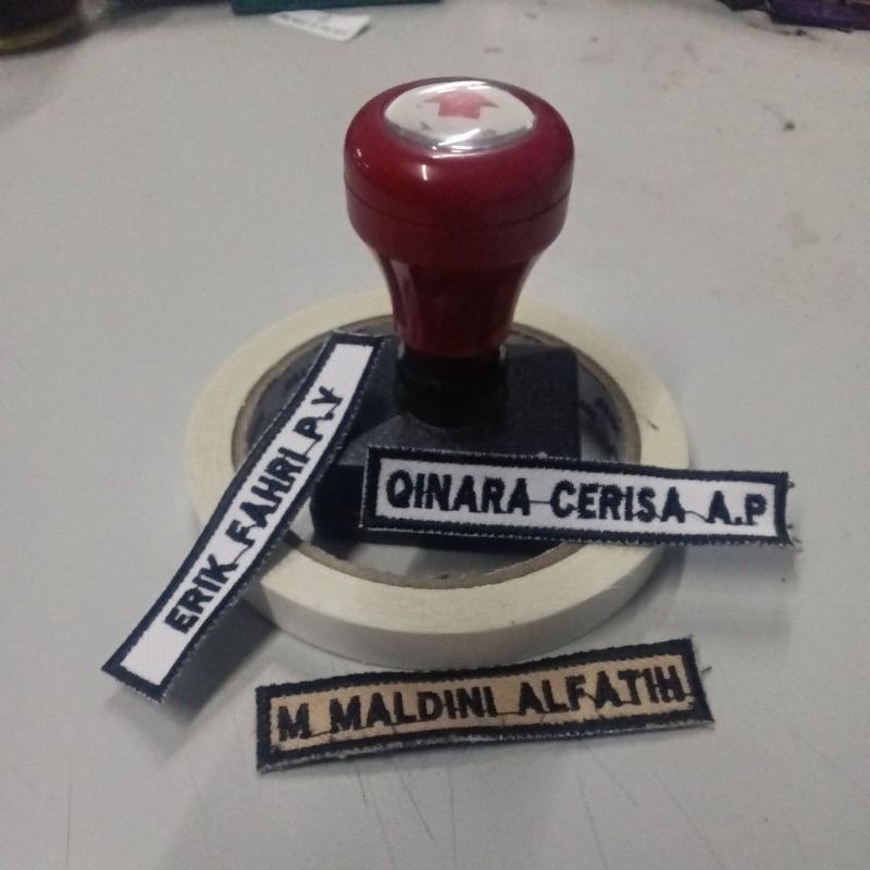 Placas De Identificación Bordadas Personalizadas/Etiquetas De Nombre ...