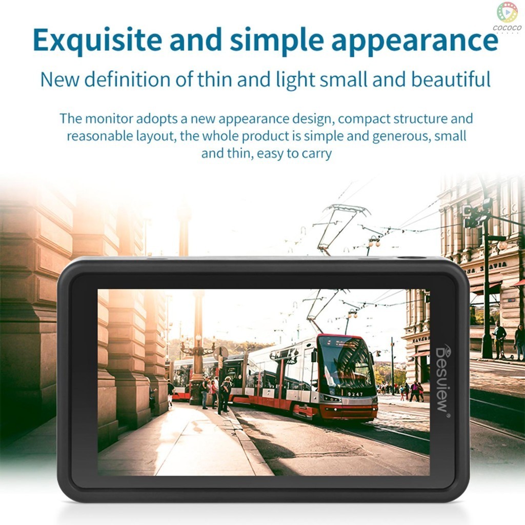 Monitor Para La Cámara Pantalla Táctil Compacta Pulgadas DSLR Besview ...