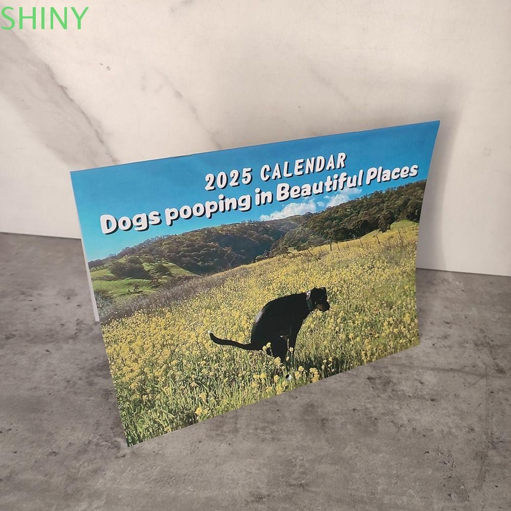 SHINYINYY Dogs Pooping Calendar , Planificador Semanal Mensual Colgable ...