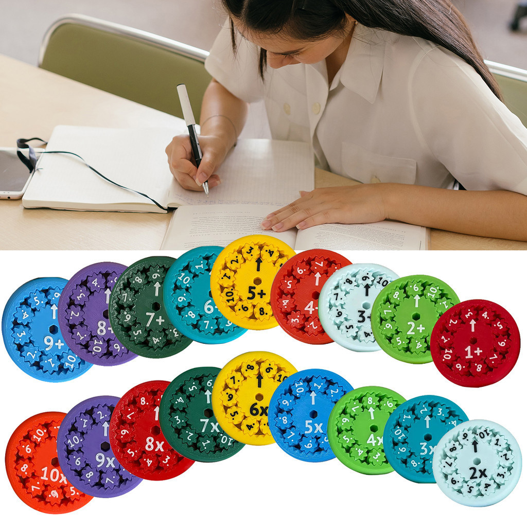 9PCS Matemáticas Fidget Spinners Escritorio Juego De Aprendizaje ...