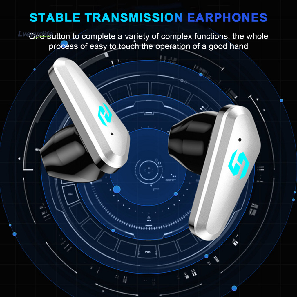Immersive Stereo Sound Earphones Low Latency Bluetooth-compatible ...