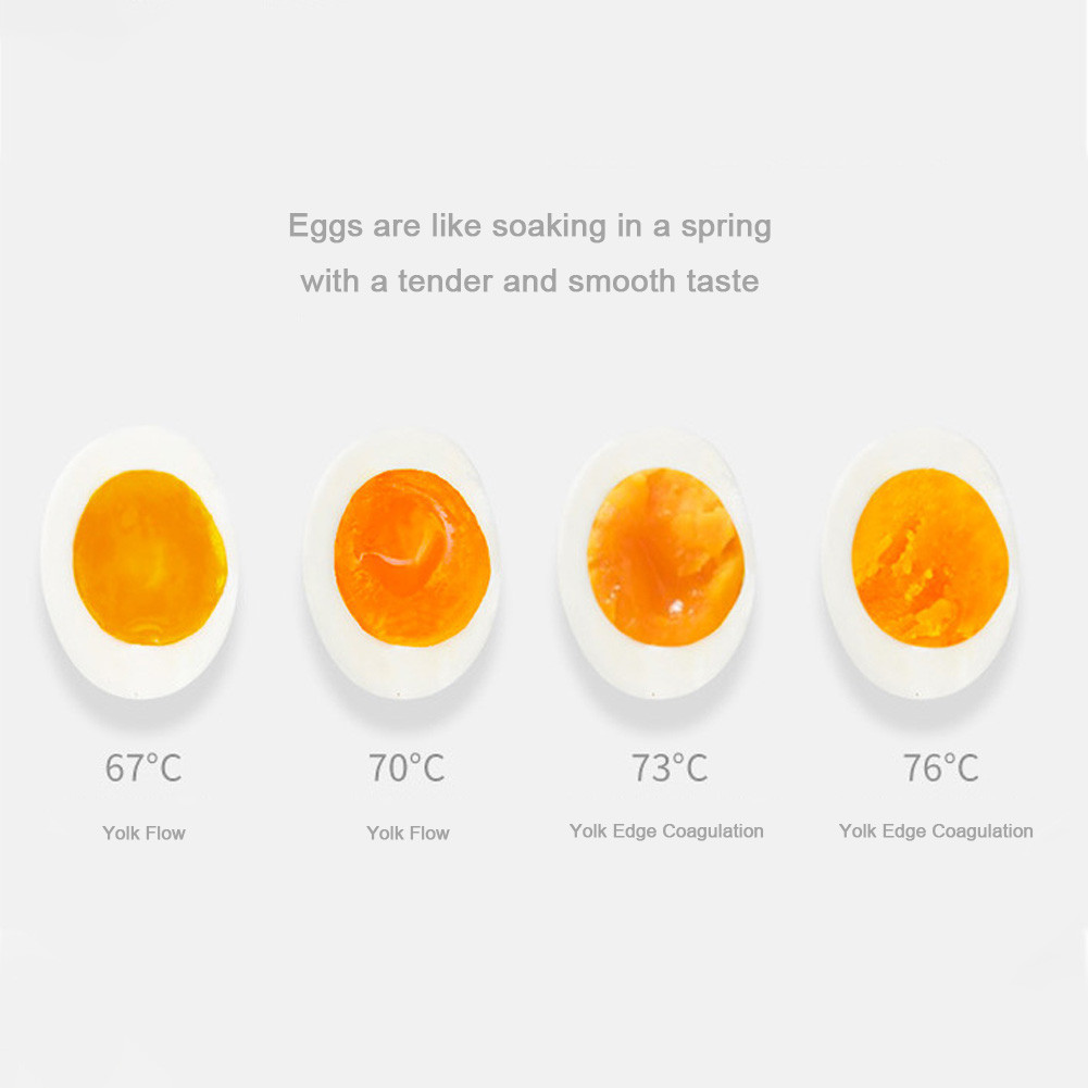 [conboo.co] 220V Smart Egg Cooker 300W Reserva De Vapor Automático Soft ...