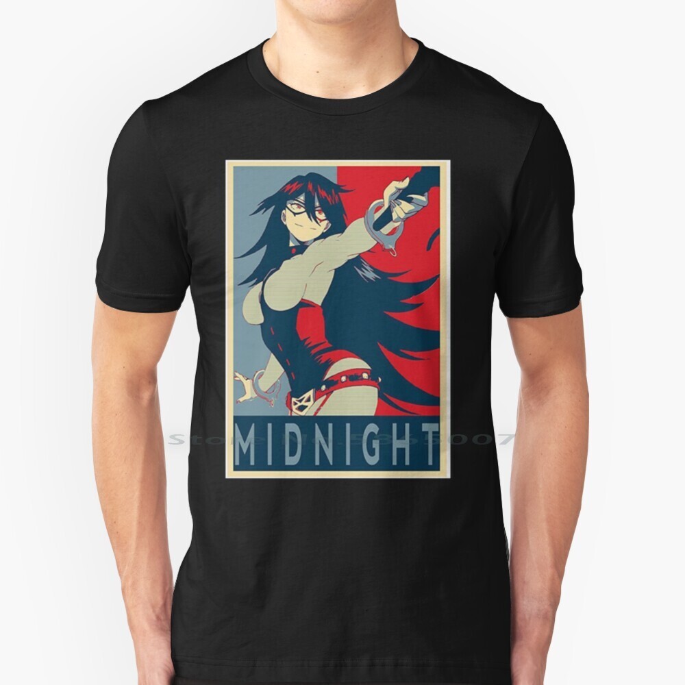 Camiseta Midnight-My Hero Accademia 100 % Cotton Weeb Kawaii Mha Bnha ...