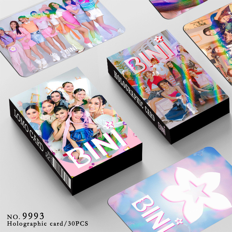 10-124pcs BINI Photocards Biniverse Láser Holograma Lomo Tarjetas Aiah ...