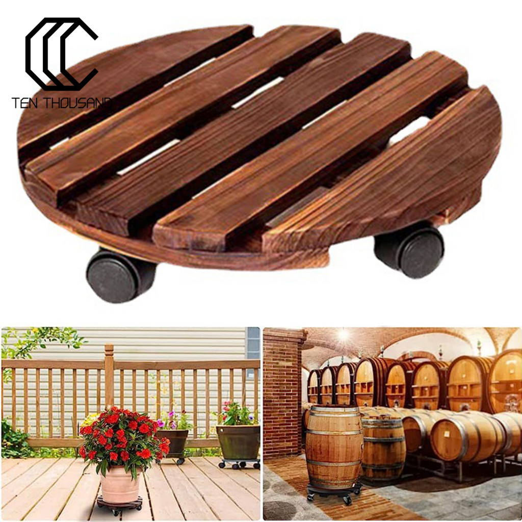 Load Capacity Plant Caddy Heavy-duty Stand 360° Casters with Wheels for ...