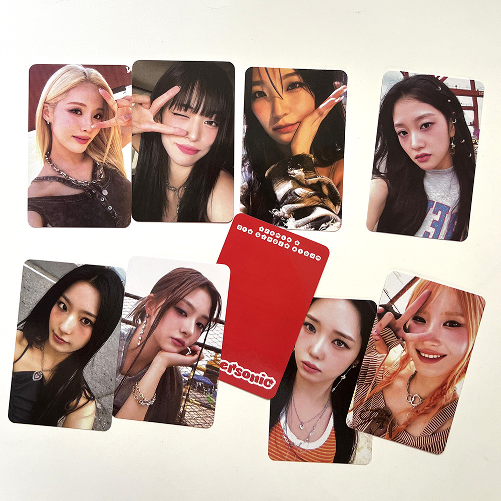 8pcs fromis_9 Lomo Card Supersonic 3rd single Album WEVERSE Photocards Lee Sae Rom Song Ha Young ...